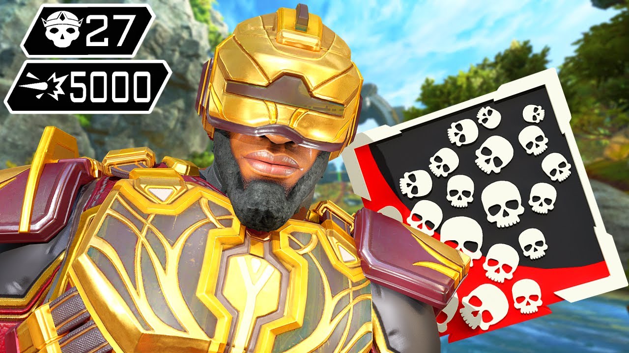BRUTAL NEWCASTLE 27 KILLS & 5000 DAMAGE (Apex Legends Gameplay) - YouTube