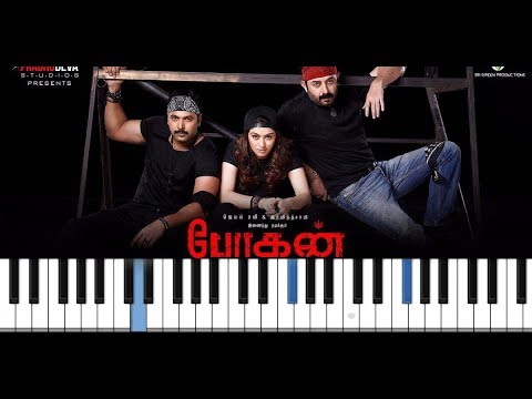 Senthoora song keyboard cover and tutorial II Bogan - YouTube
