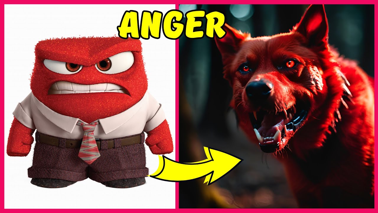 Inside Out 2 Characters Reimagined as Adorable Animals! - YouTube