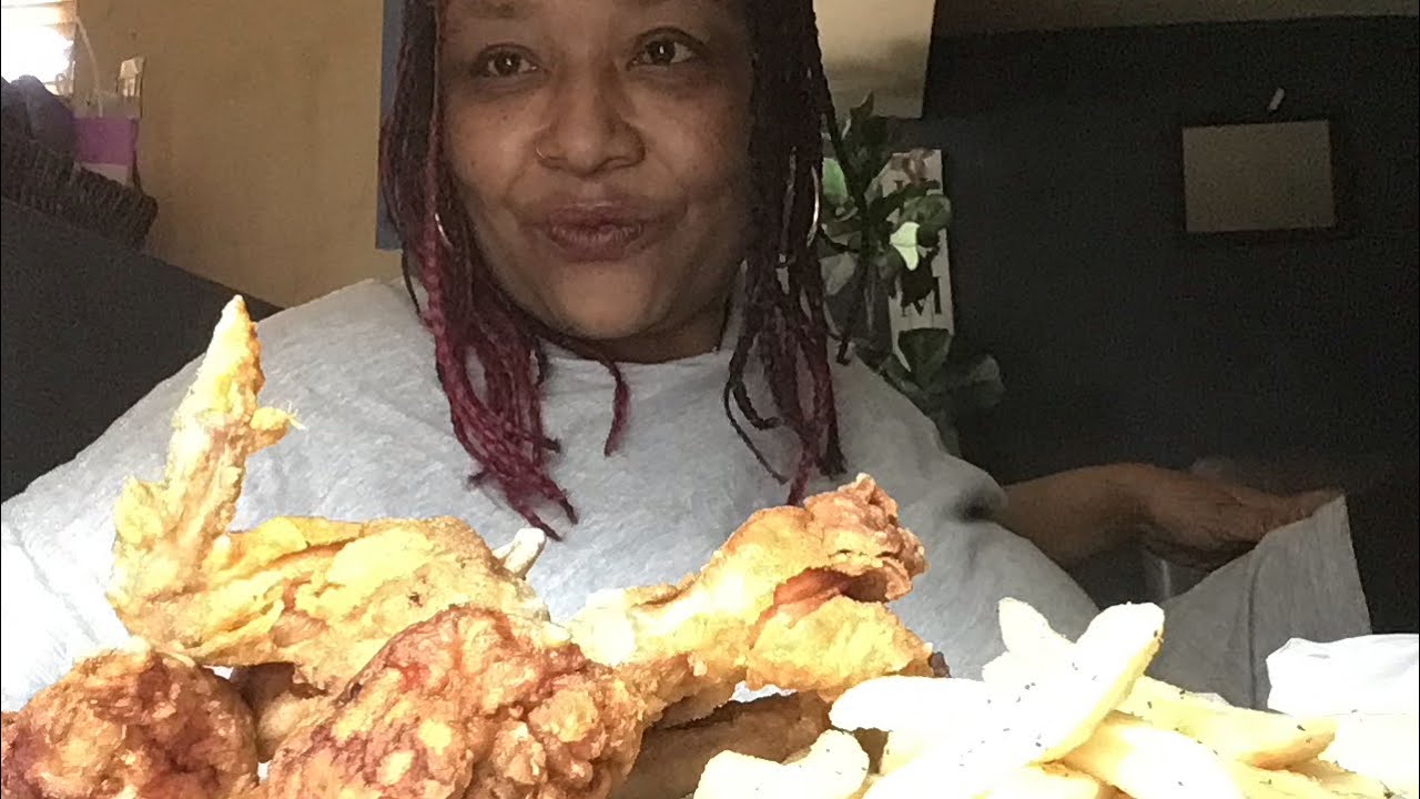 Wing Stop Whole Chicken w/ Fries - YouTube