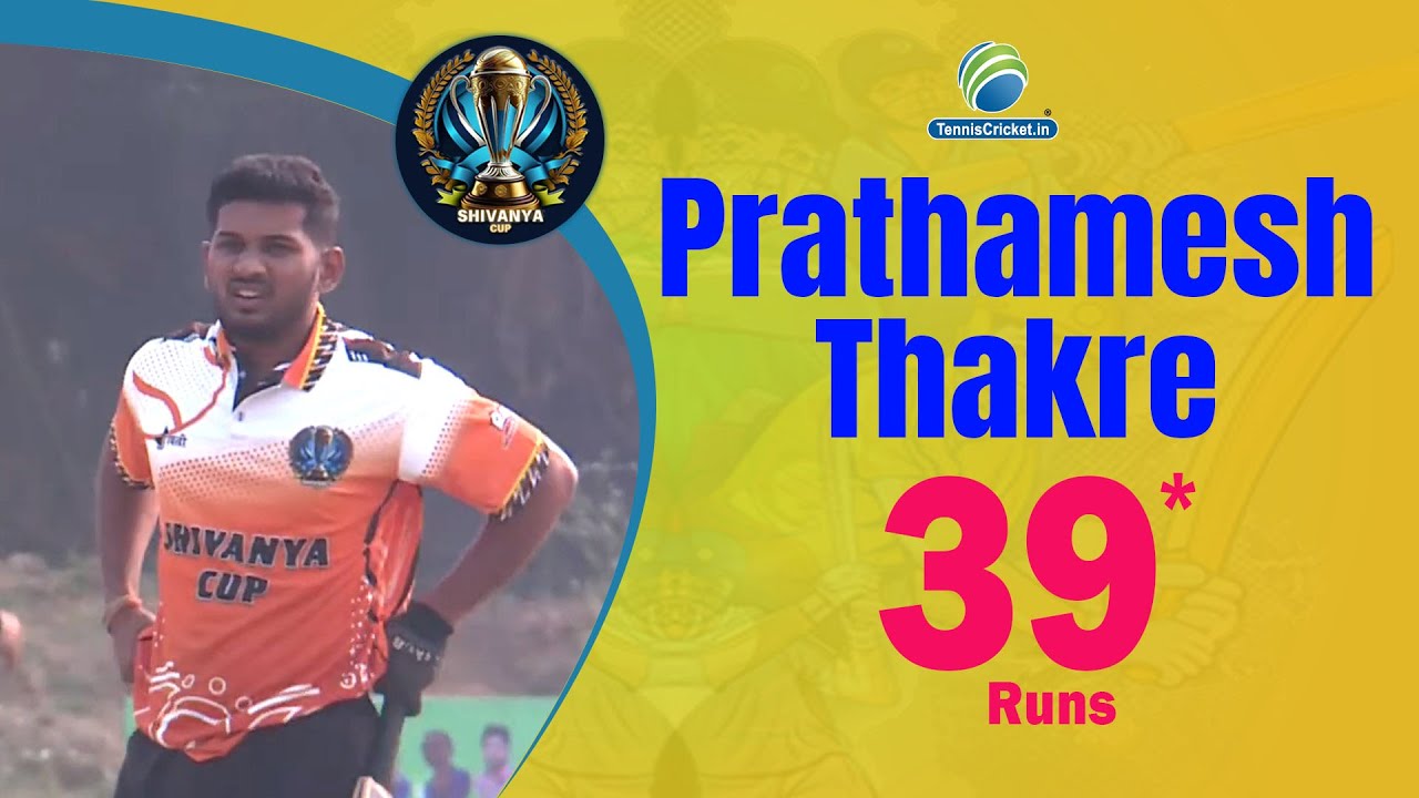 Prathamesh Thakre 12 Balls 39 Runs || Shivanya Cup 2024, Jabalpur - YouTube