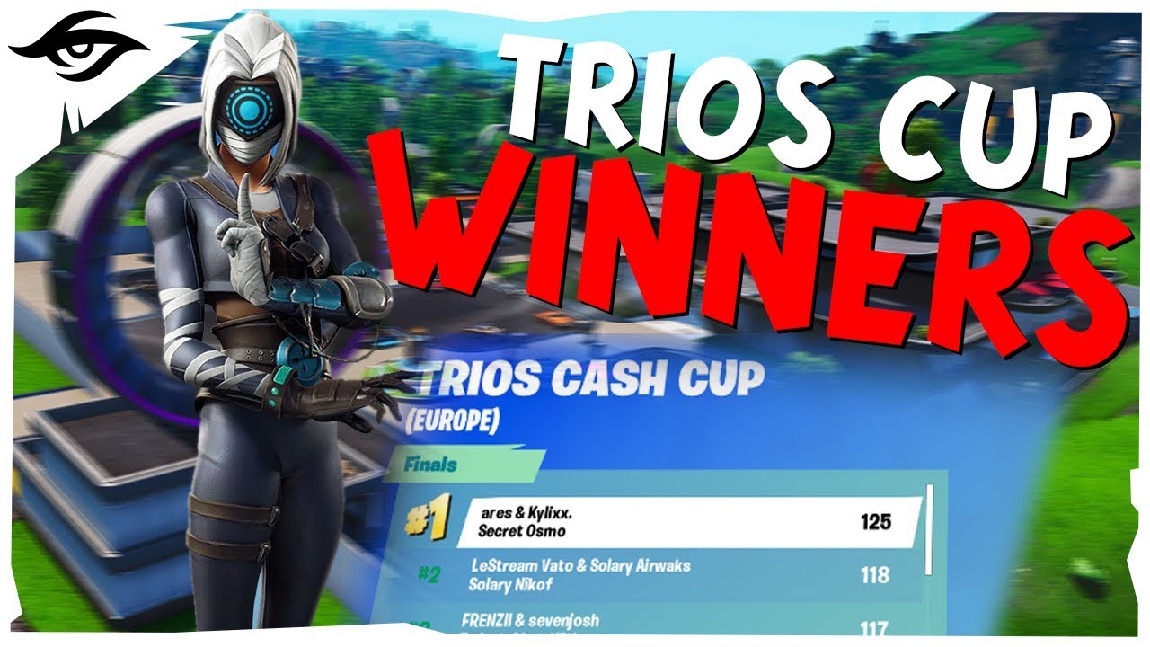 TRIOS CUP WINNERS // Secret Osmo ft. Kylixx & Ares | Fortnite - YouTube