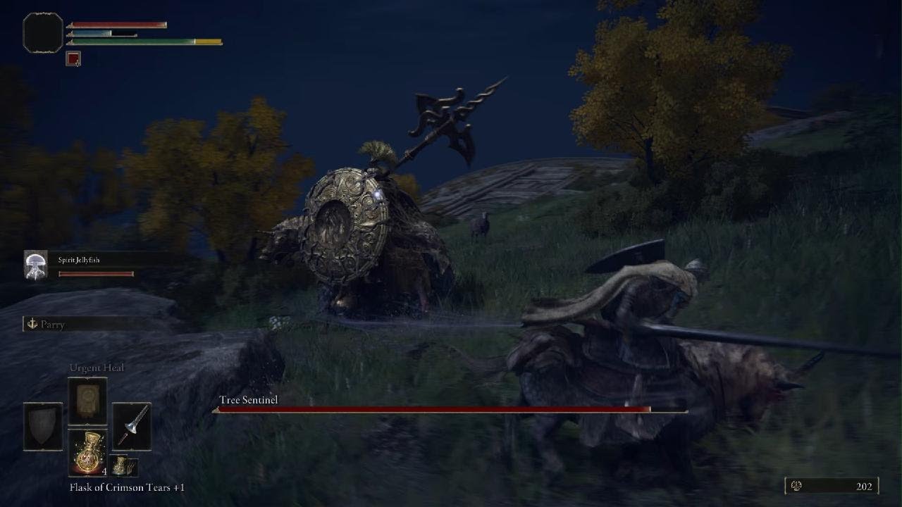 ELDEN RING: Tree Sentinel Boss Felled - YouTube