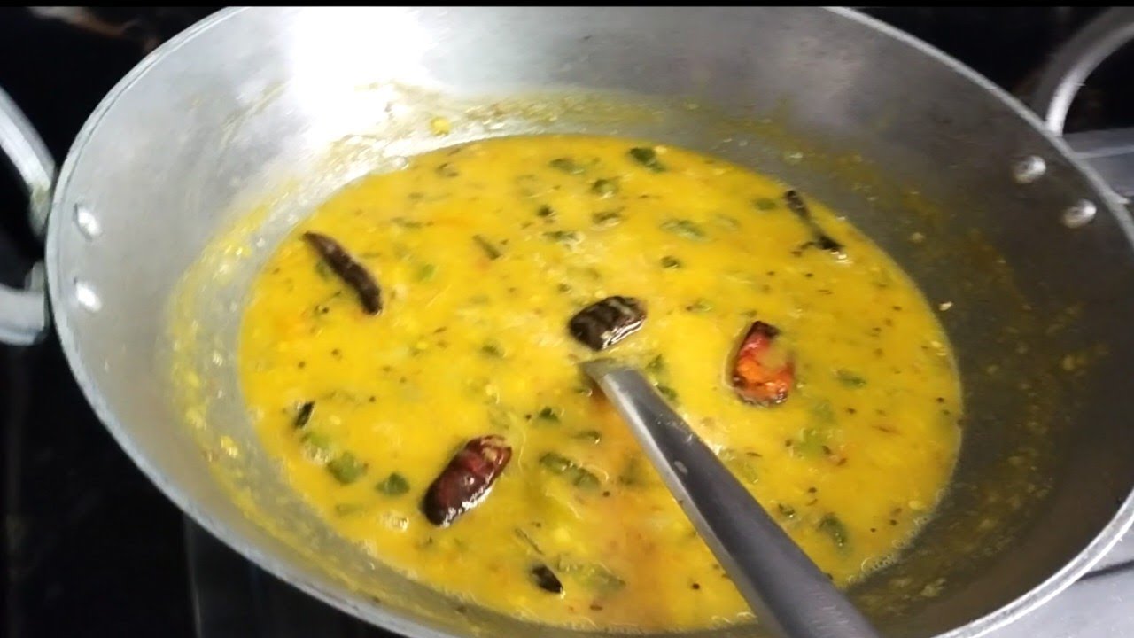 BHINDI SAMBAR ANDHRA STYLE/LADIES FINGER SAMBAR/SAMBAR RECIPE SOUTH ...