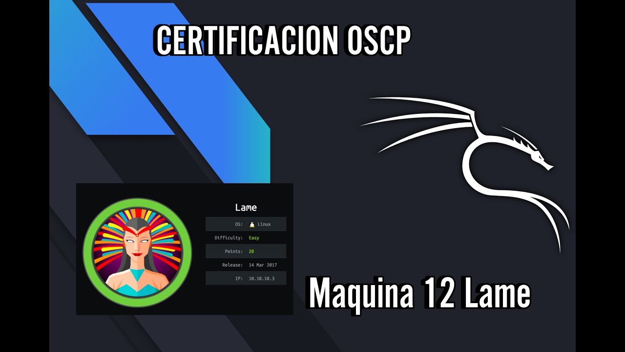 Preparación Certificación OSCP OffenSecurity 12 Lame HackTheBox - YouTube