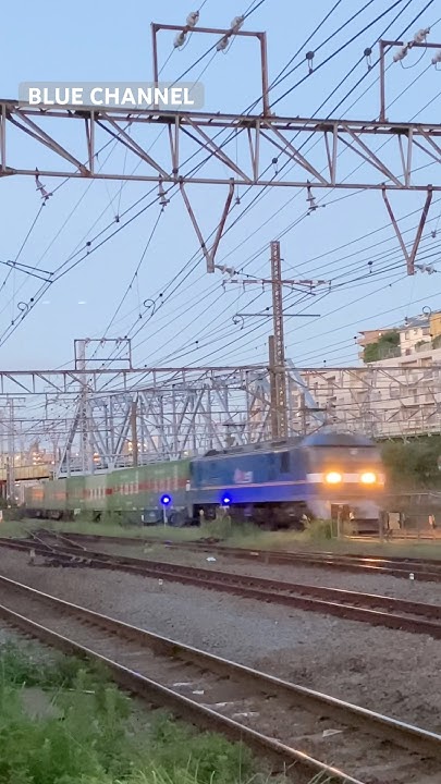 (貨物列車) 2024/09/05 58レ EF210-343 + コキ20B 福山レールエクスプレス (安治川口〜盛岡タ) #Shorts - YouTube