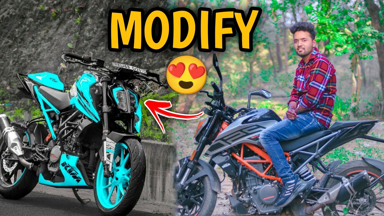 duke 250 modify start😍 | is the duke 250 powerful - YouTube