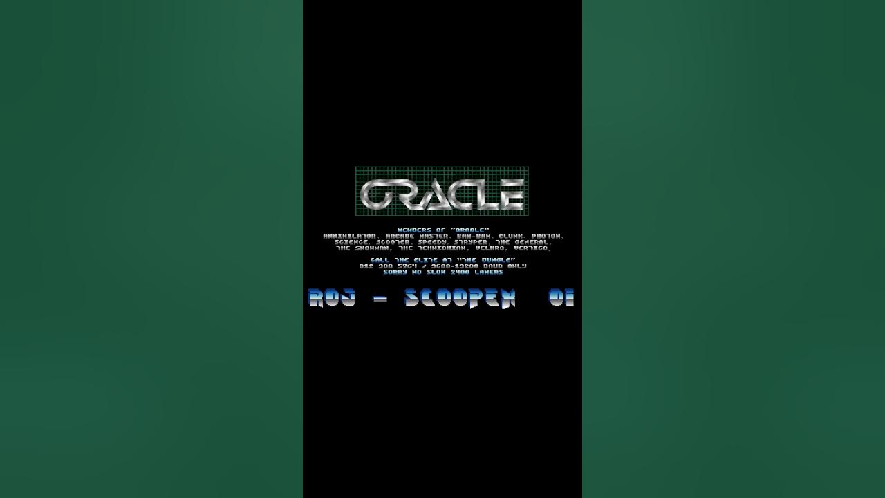 Amiga Cracktro Wild Streets by Oracle | #amiga #c64 #cracktro # ...