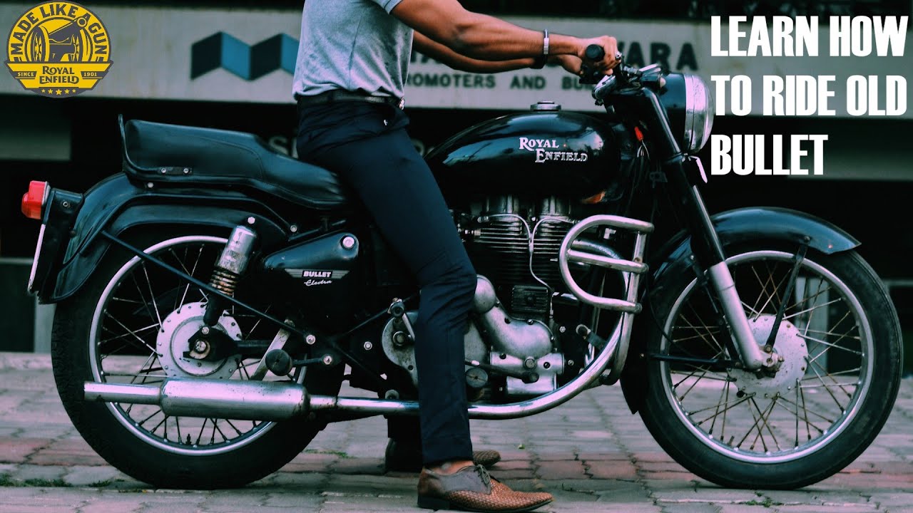 How To Ride Old Royal Enfield Bullet And Difference Between New R.E and ...