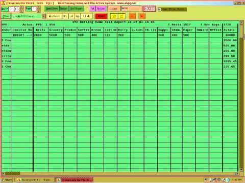Spend Down Sheets on the Active System - YouTube