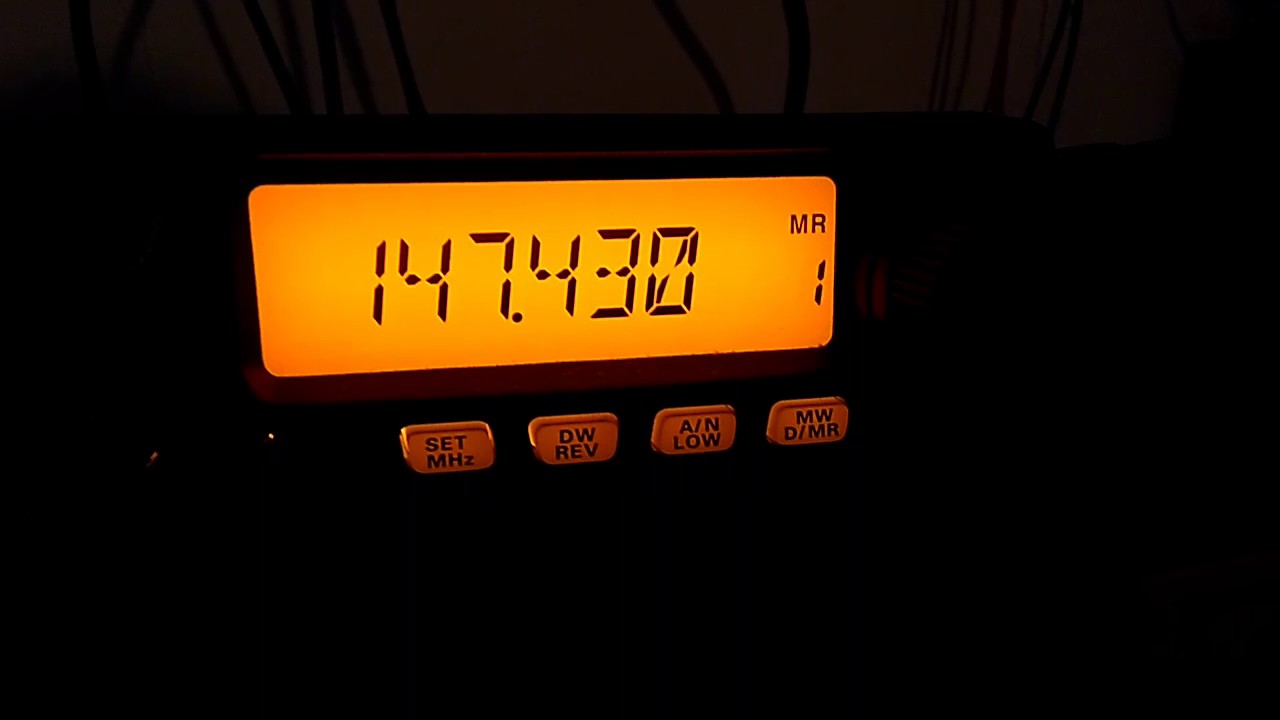 2 Meter band scan with my Diamond F22H mono bander - YouTube