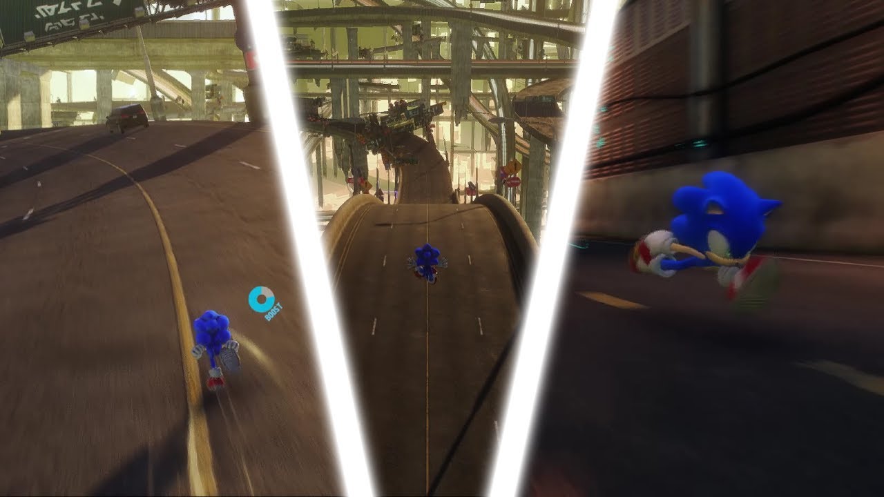 Sonic Frontiers - Sunset city level mod - YouTube