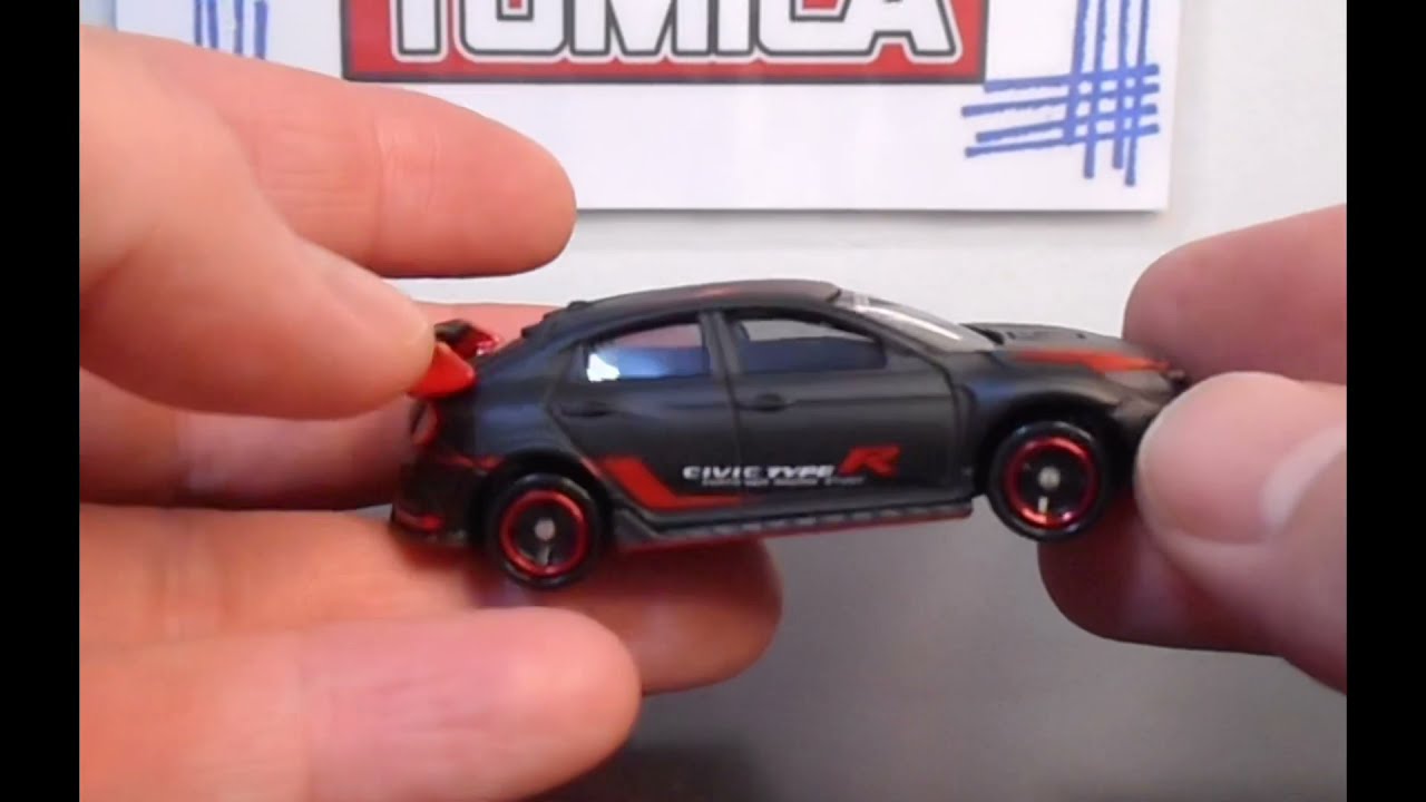 Unboxing Honda Civic Type R Customer Racing Study Tomica Diecast - YouTube