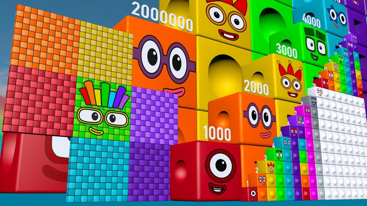Numberblocks Step Squad Puzzle 700 700,000 27,000,000 MILLION BIGGEST ...