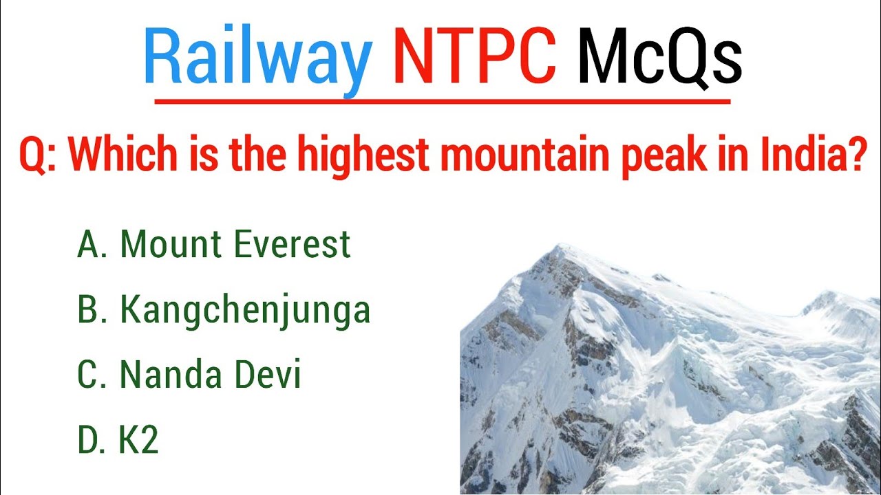 Railway NTPC GK GS | Railway ntpc gk | GK questions and answers | GK ...