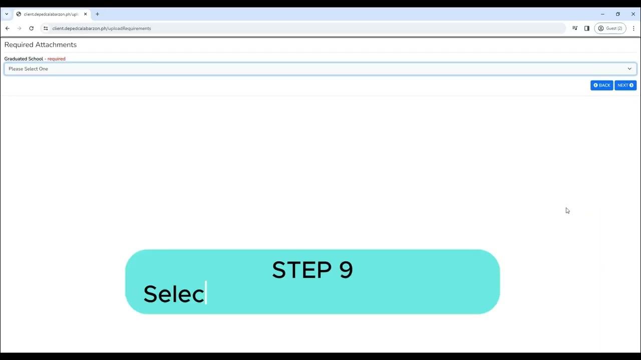 Cav Application step by step tutorial | DepEd Calabarzon IV-A | 2024 - YouTube