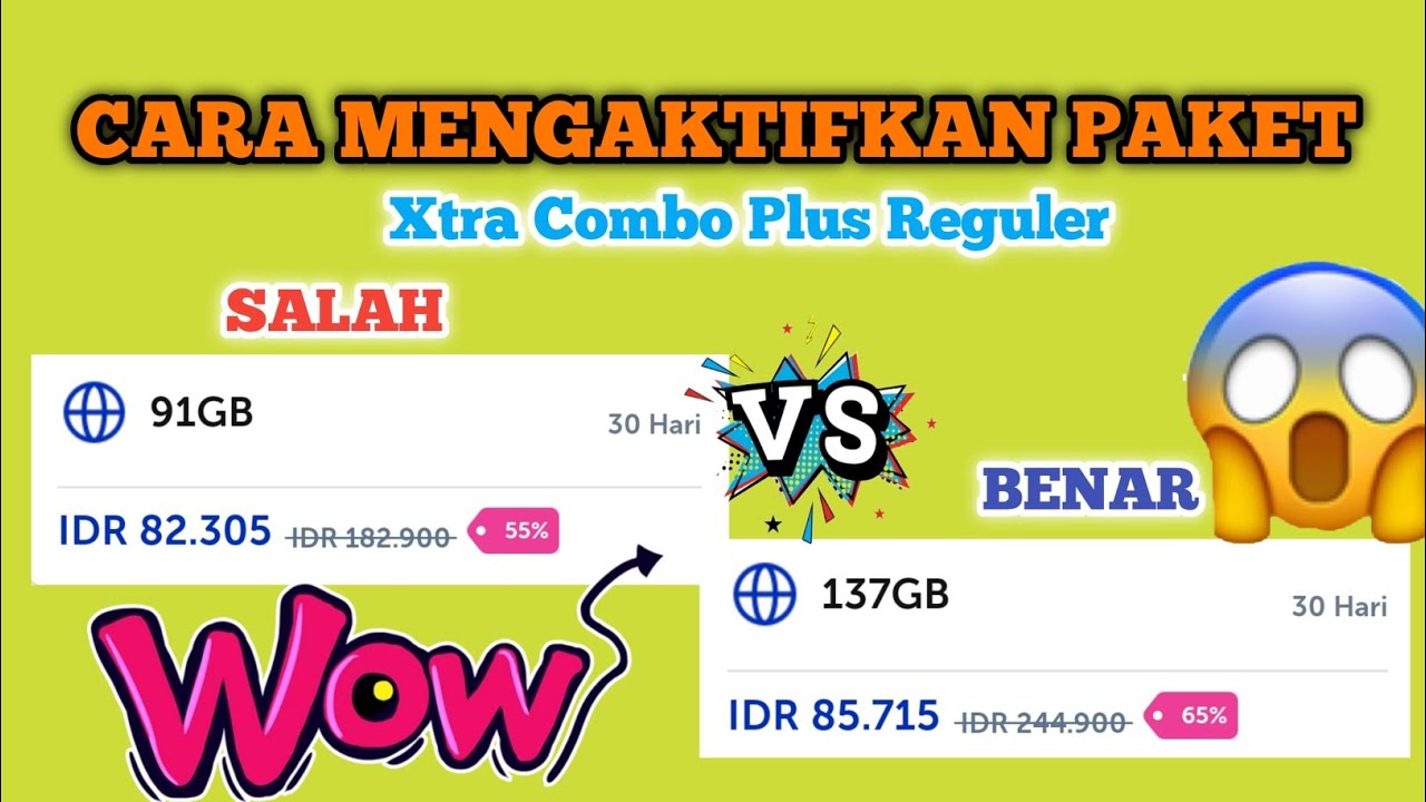 Cara Mudah Aktifkan Paket XL Xtra Combo Plus Reguler: Langkah demi ...