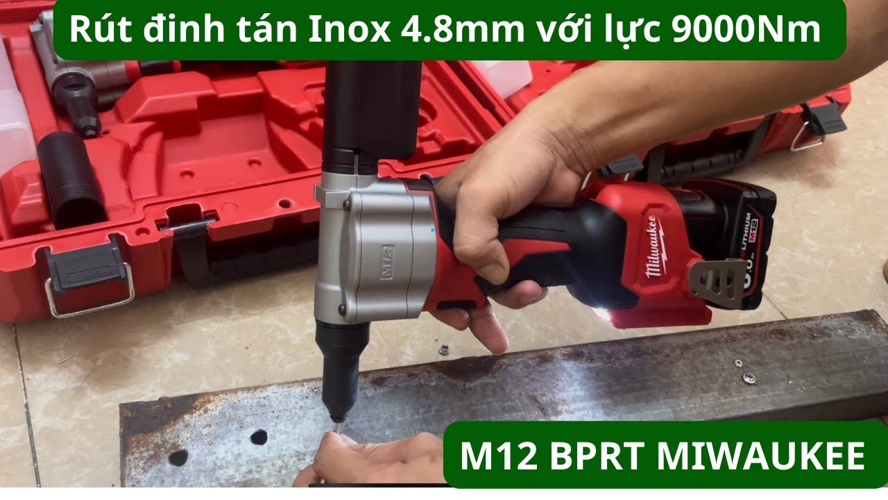 Hoàn Thành Công Việc Nhanh Chóng Với Máy Rút Đinh Rive Dùng Pin ...