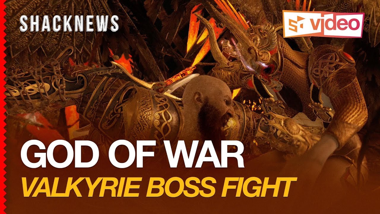 God of War: Valkyrie Boss Fight Walkthrough - YouTube