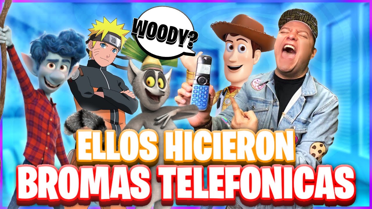 ACTORES DE DOBLAJE HACEN BROMAS POR TELEFONO - YouTube