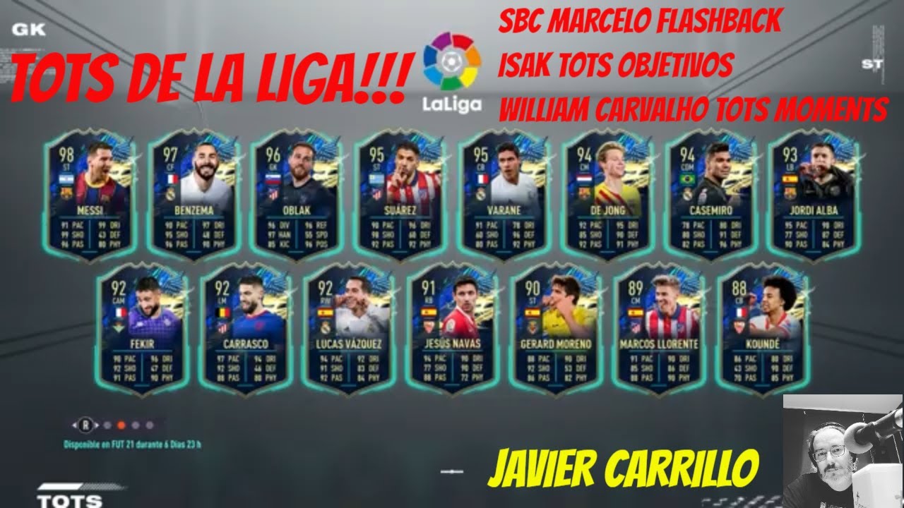 TOTS LIGA SANTANDER!!! | SBC MARCELO FLASHBACK!!! | ISAK TOTS OBJETIVOS ...