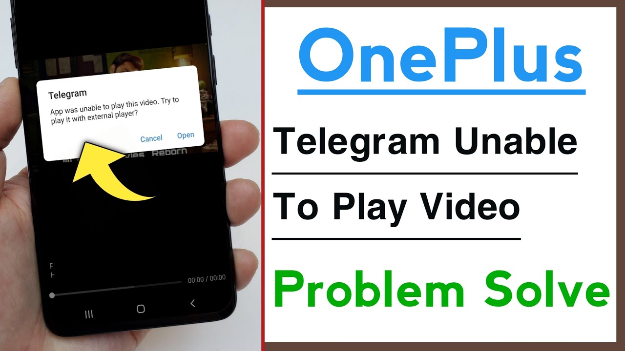 OnePlus App Was Unable To Play This Video Try To Play it With External ...