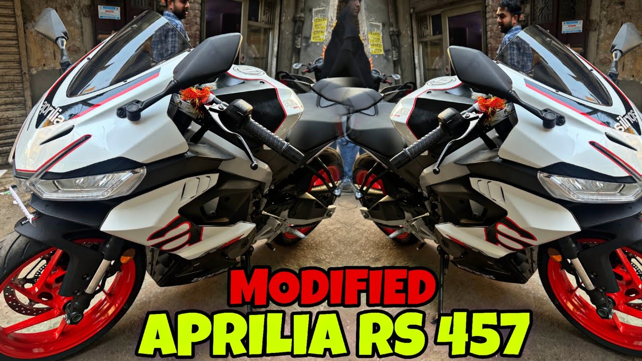 APRILIA RS 457 Beautiful Modification | Lamination | Frame Sliders ...