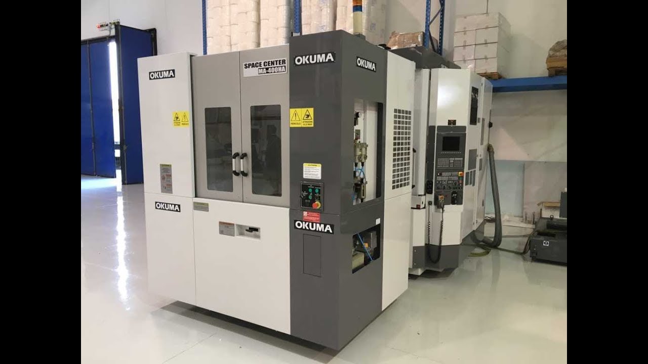 OKUMA MA-400HA - YouTube