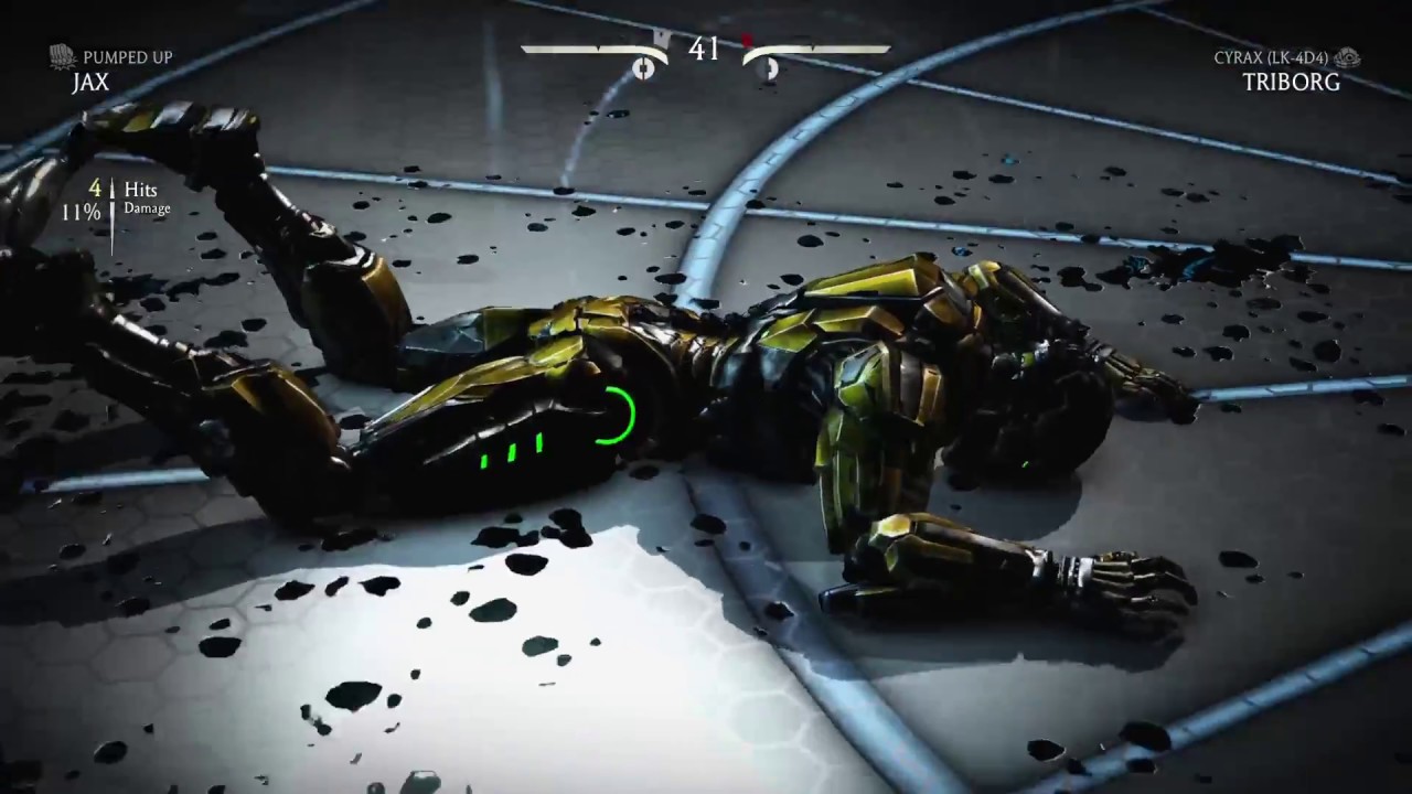 MKXL PS4 PRO - Jax vs Cyrax - Iconic Fight - Training Center Deathmatch ...