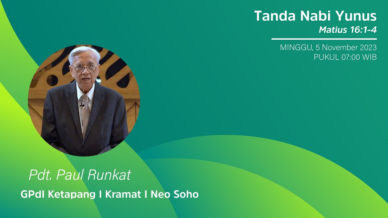 Ibadah Online Gereja Pantekosta di Indonesia -5 November 2023 || GPdI ...