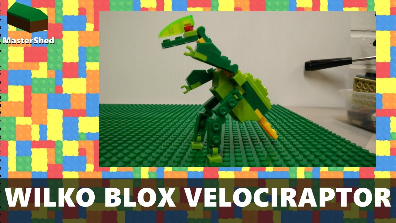 Wilko Blox - Velociraptor (LEGO Compatible) - YouTube