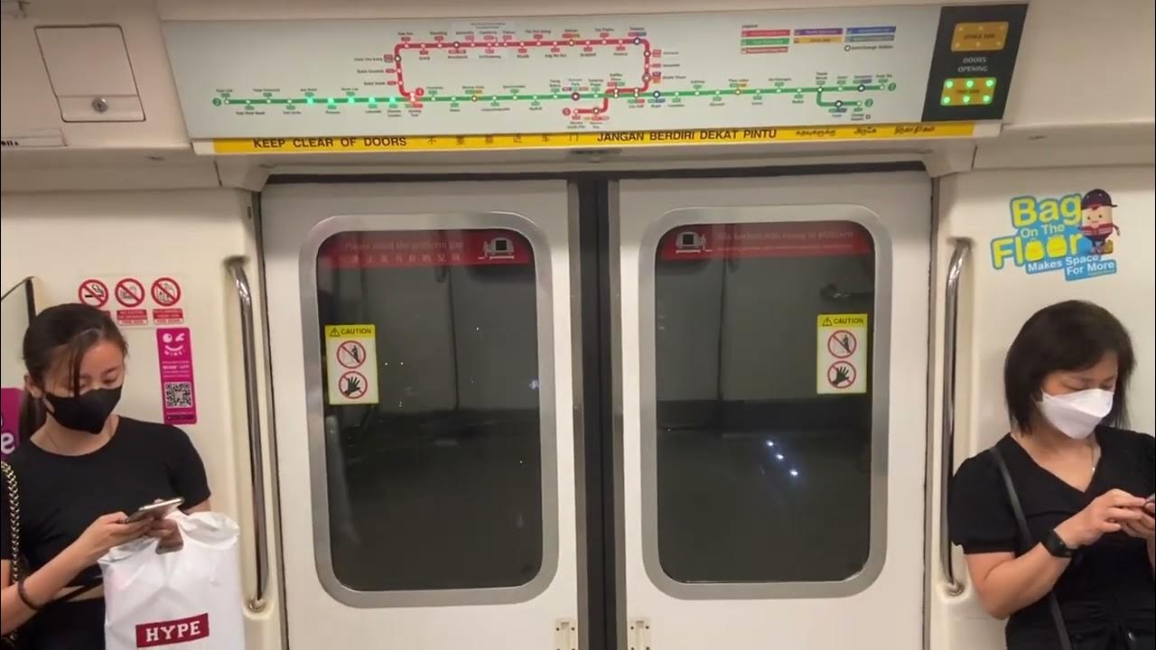 East West Line (C151) EW23 Clementi to EW24 Jurong East - YouTube