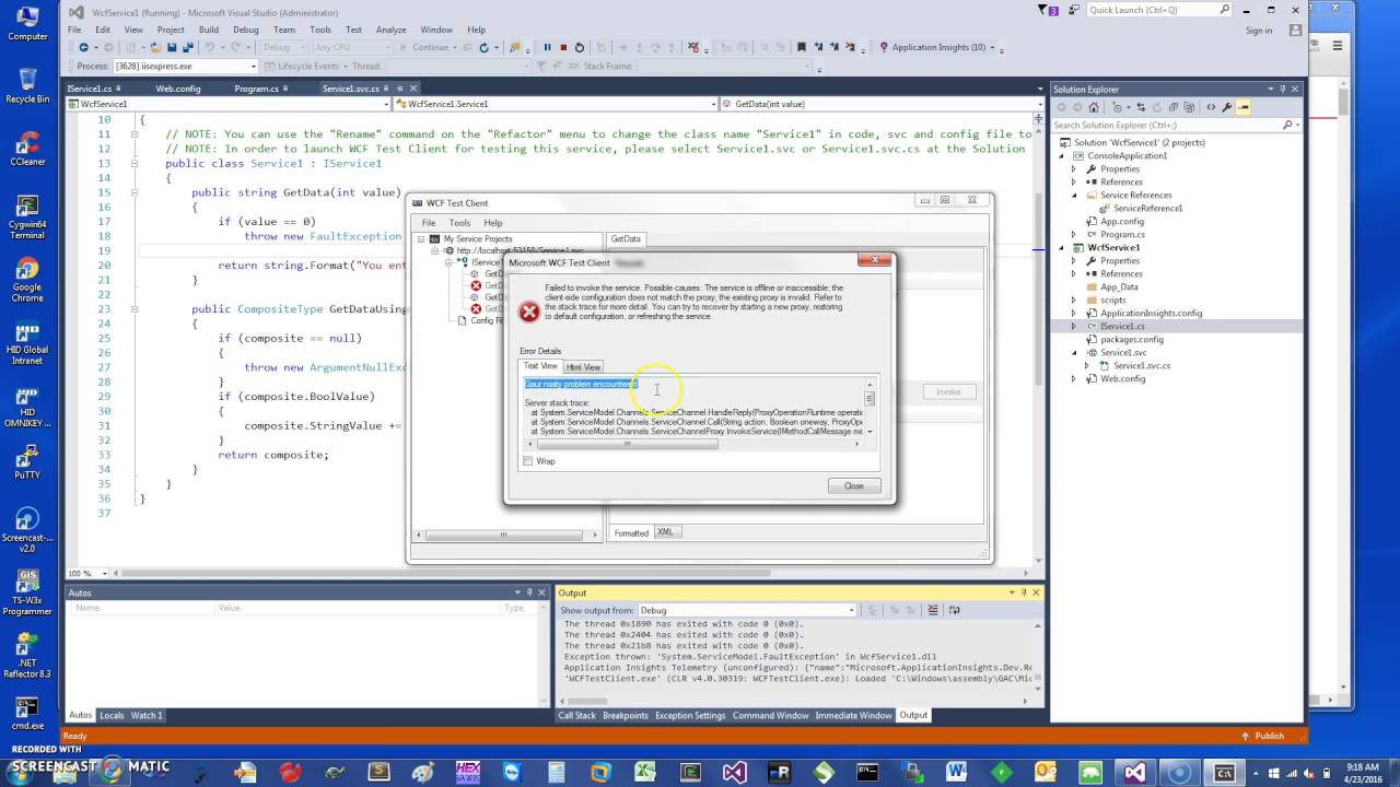 C Wcf Fault Exception In 3 Min Youtube