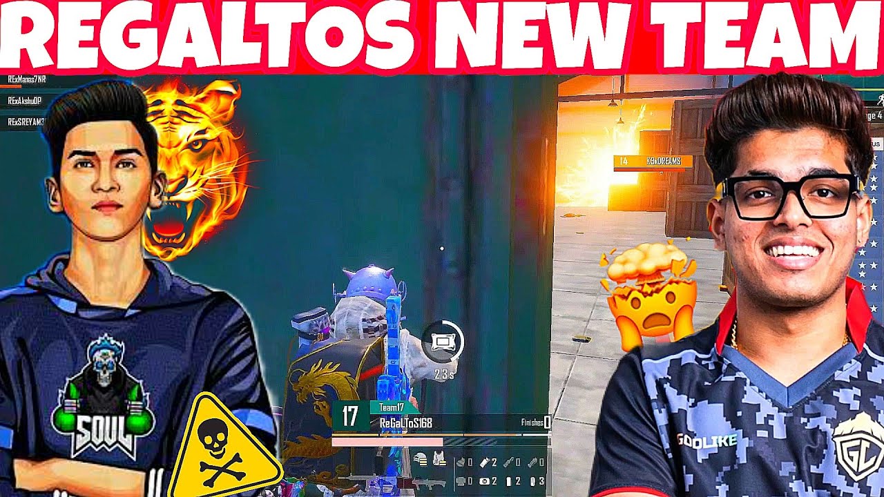 REGALTOS New Team Vs GodLike Fight In Scrims 😼 Regaltos Playing Scrims ...