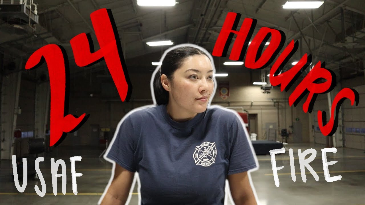 24 Hour Shift with a Female Air Force Firefighter in Northern ...