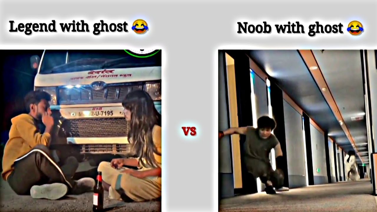 Legend with ghost 😂 vs Noob with ghost 🔥 - YouTube