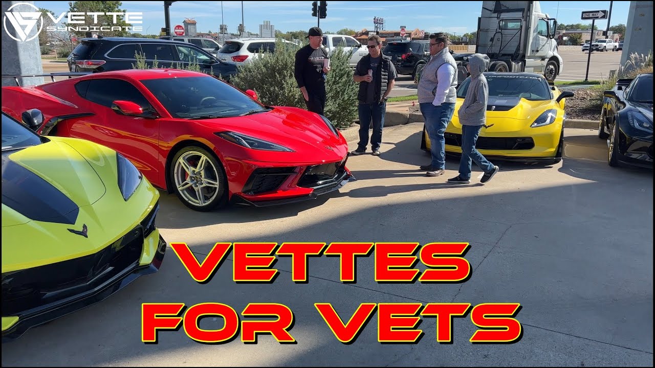 VETTES FOR VETS!! Great Cause Great Cars - YouTube