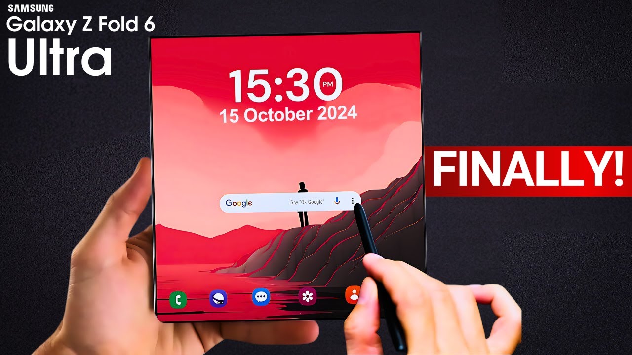 Samsung Galaxy Z Fold 6 Ultra - FIRST LOOK!! - YouTube