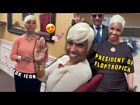 President Deborah being Floptok ICON for 3 minutes straight