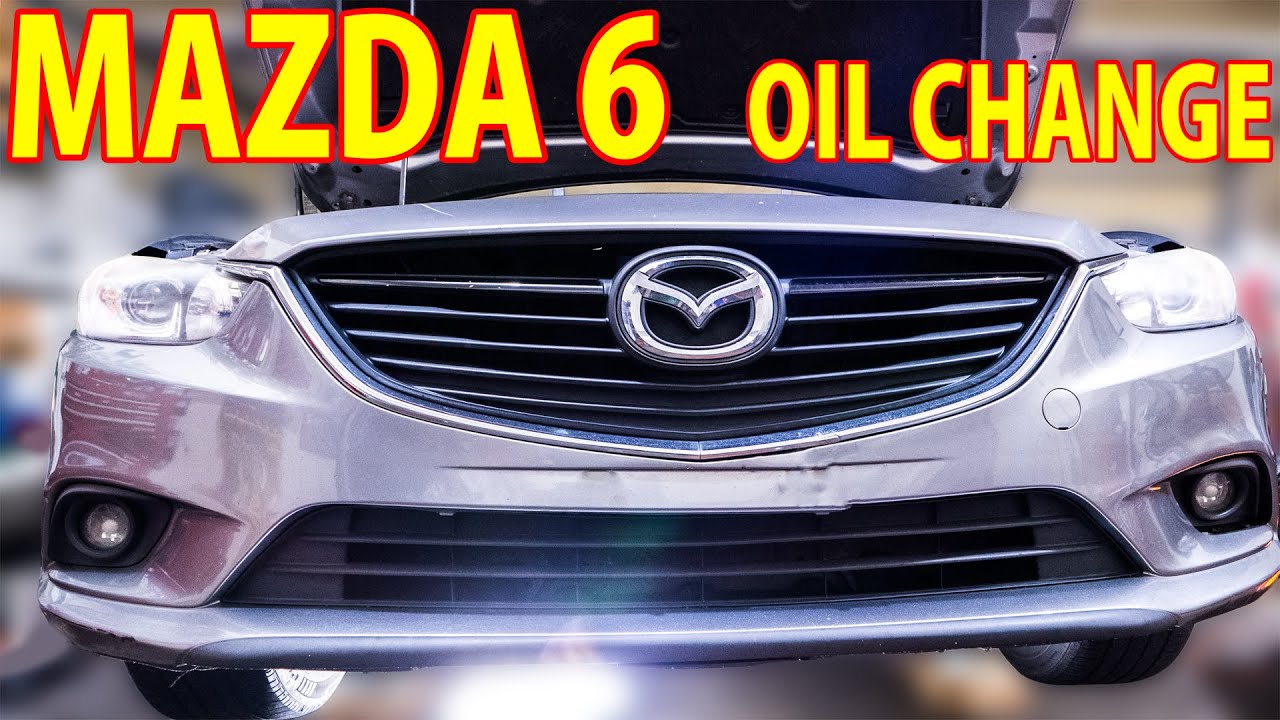 Mazda 6 2.5L 3rd Gen - Engine Oil Change - 2014-2024 - Super Easy - YouTube