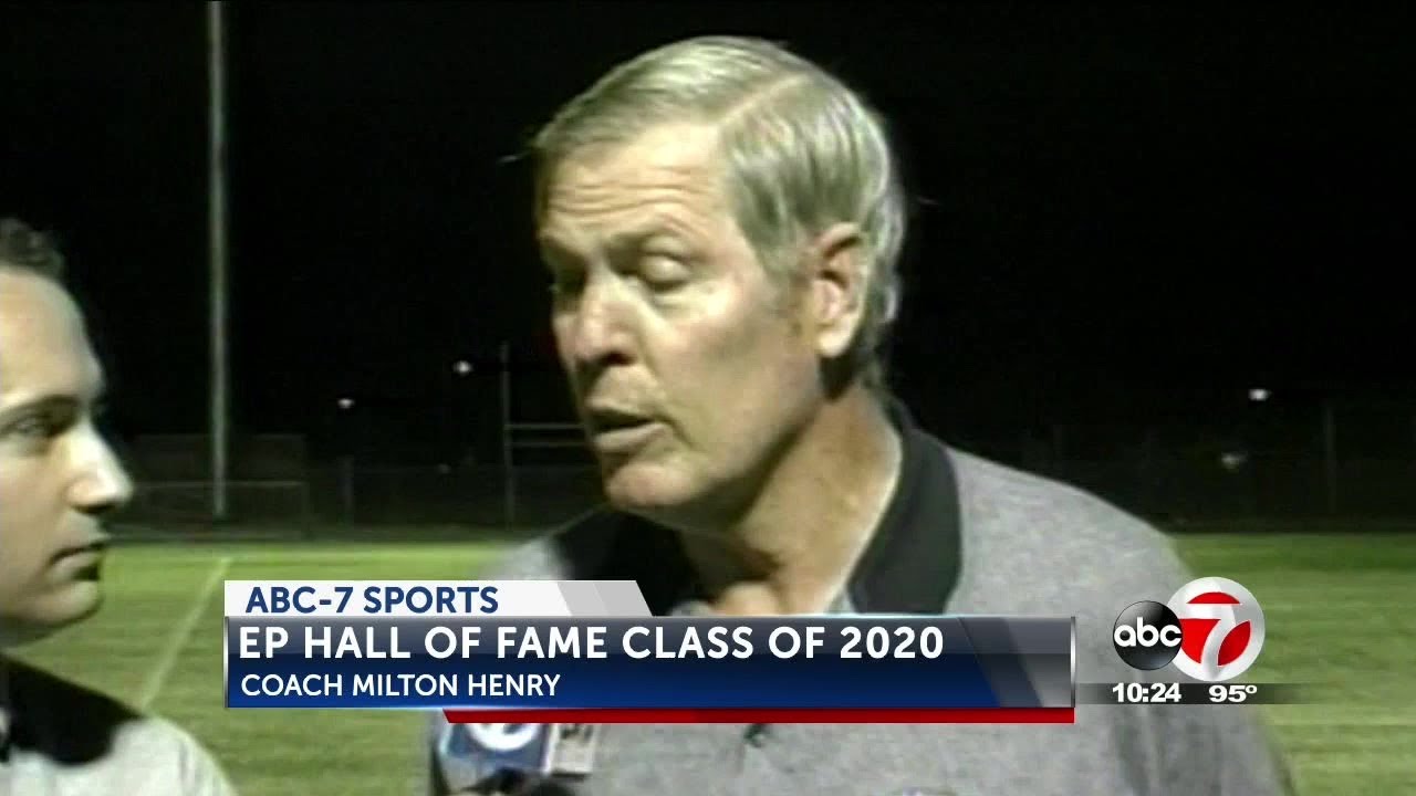 EP Athletic Hall of Fame Class of 2020: Milton Henry - YouTube