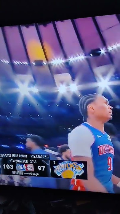 Wild Ending/ New York Knicks vs Detroit Pistons/ Game 5 - YouTube