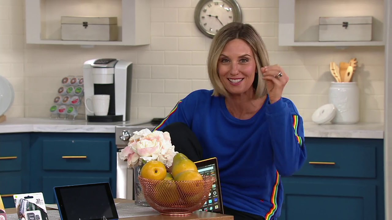 Amazon Fire 8" 16GB Tablet w/ 32GB SD Card & Voucher on QVC - YouTube