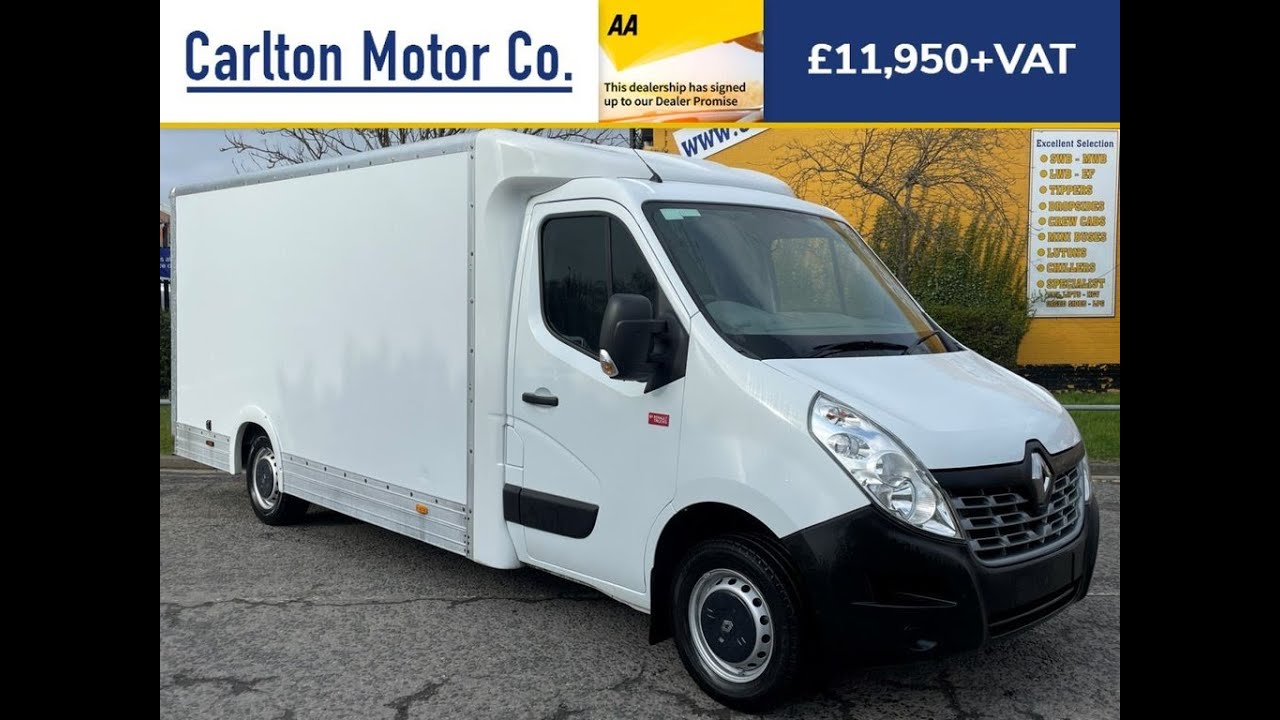 RENAULT TRUCKS MASTER LL35dCi Lo-loader Luton Box Van ( A/C) Euro-6 ...