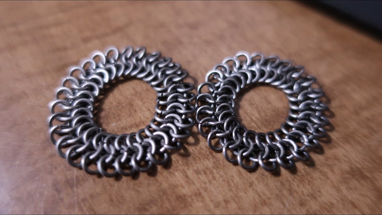 A look at the effects of 7 years of use and wear on Titanium chainmail ...