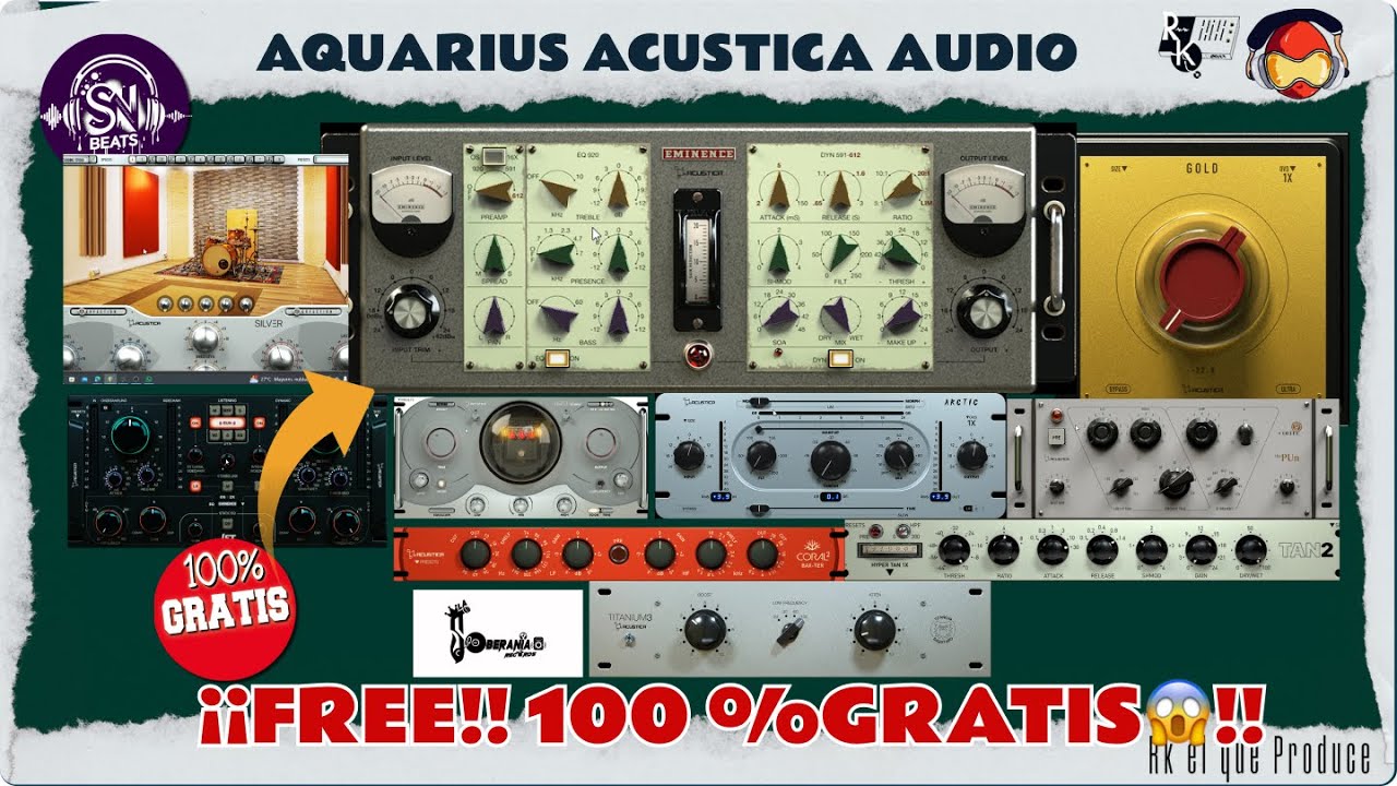 🎁FREE! EXPLORANDO LOS PLUGIN GRATUITOS DE ACUSTICA AUDIO, UNA SUITE DE ...