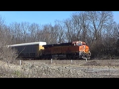 (NS CNO&TP Railfanning) NS Autoracks SB W/BNSF & UP Thru Power! - YouTube