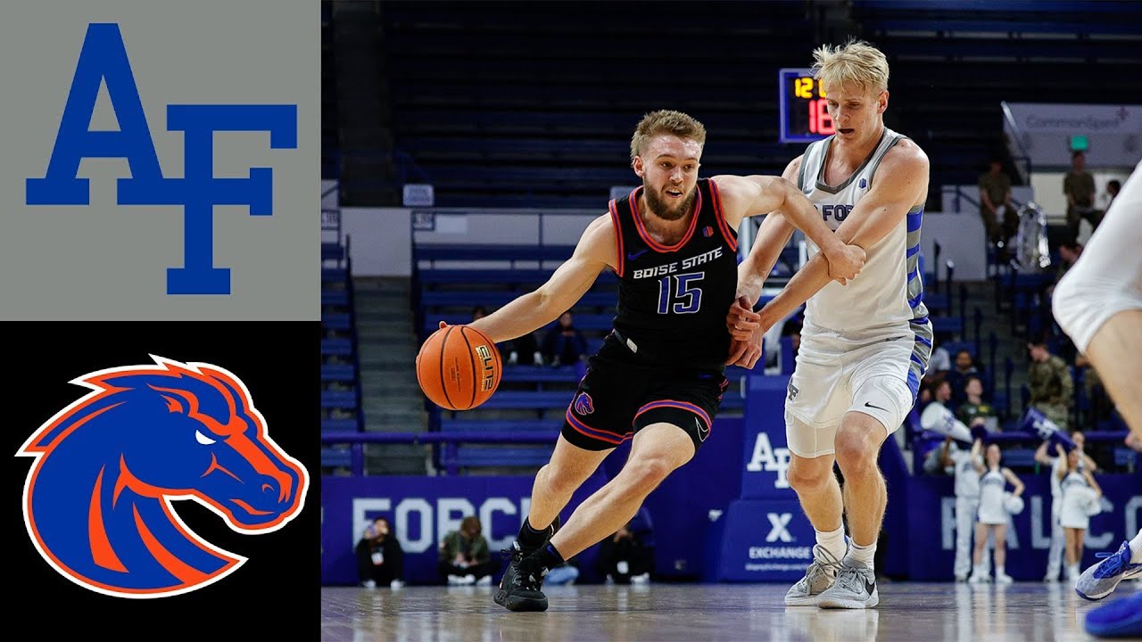 Boise State vs Air Force 2024 Basketball Highlights - YouTube