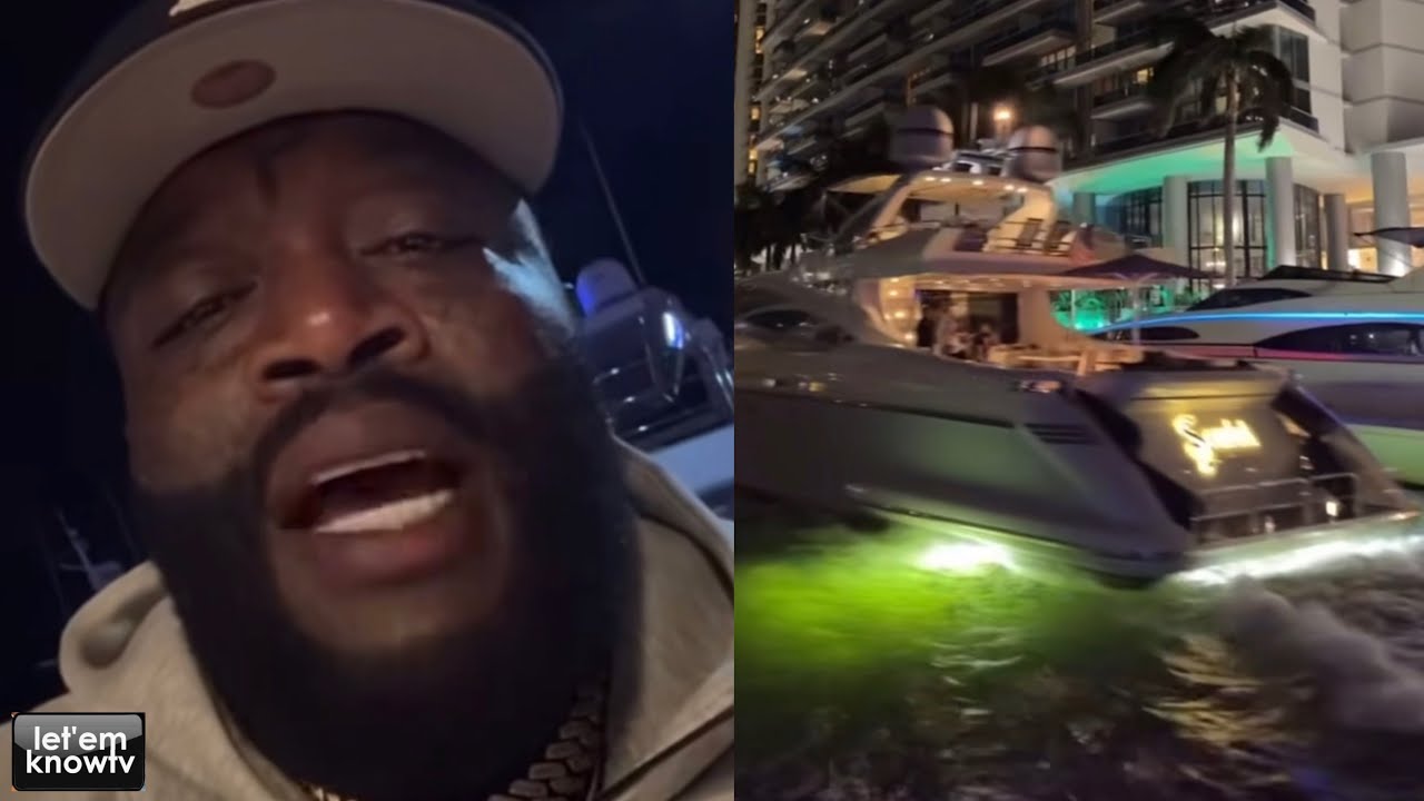 Rick Ross Cruising On His Yacht With His Homies Motivating The Young N ...