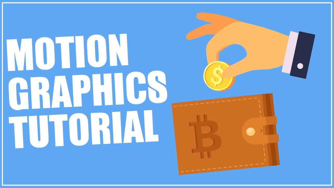 MOTION GRAPHICS TUTORIAL - Bitcoin Falling Animation Tutorial in After ...